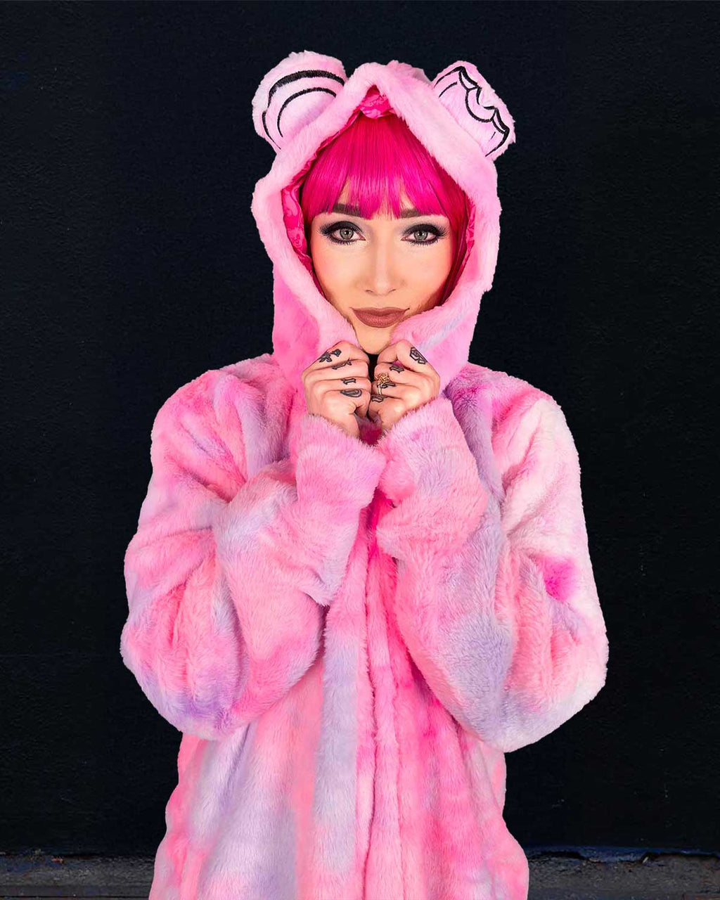Bear Metal Fuzzy Cloak - Cotton Candy | Scummy Bears